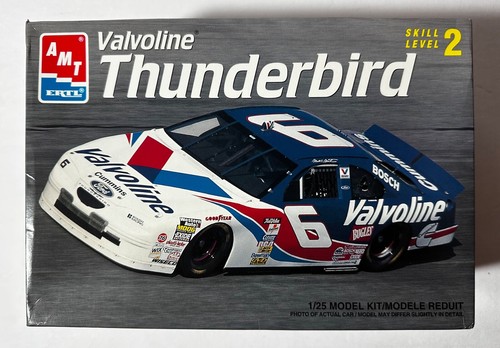 AMT ERTL #8088 1/25 Scale Valvoline #6 Ford Thunderbird NASCAR Plastic ...