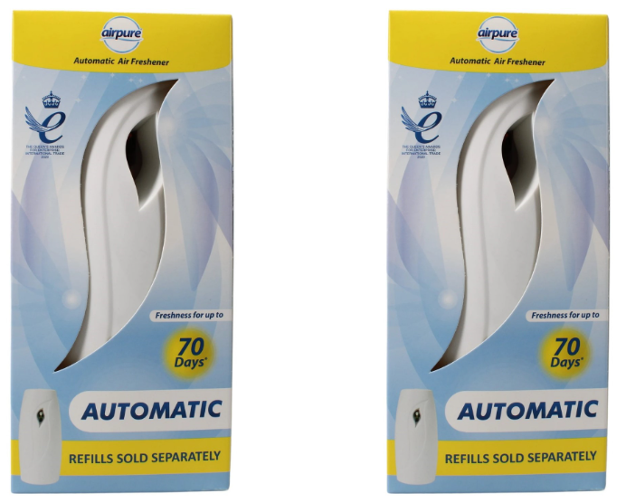 2 x Airpure Air Freshener Automatic Spray Machine Home Fragrance | eBay UK