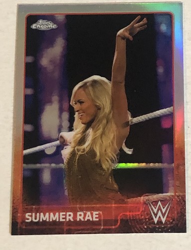 Summer Rae 2015 Topps Chrome WWE Card #68 | eBay