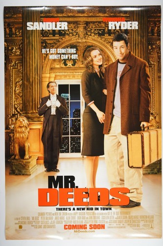 MR. DEEDS 27x40 Original DS Rolled Movie Poster 2002 ADAM SANDLER ...