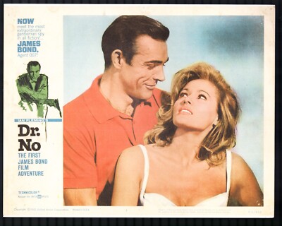 Lobby Card: Dr. No 11"x14" Lobby Card #4 Sean Connery Ursula Andress ...