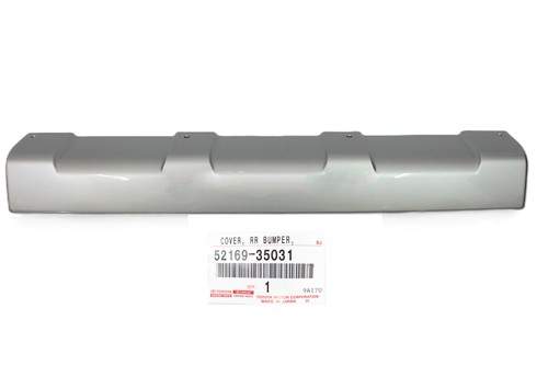 FACTORY TOYOTA 2007-2014 FJ CRUISER GRAY REAR CENTER BUMPER COVER ...