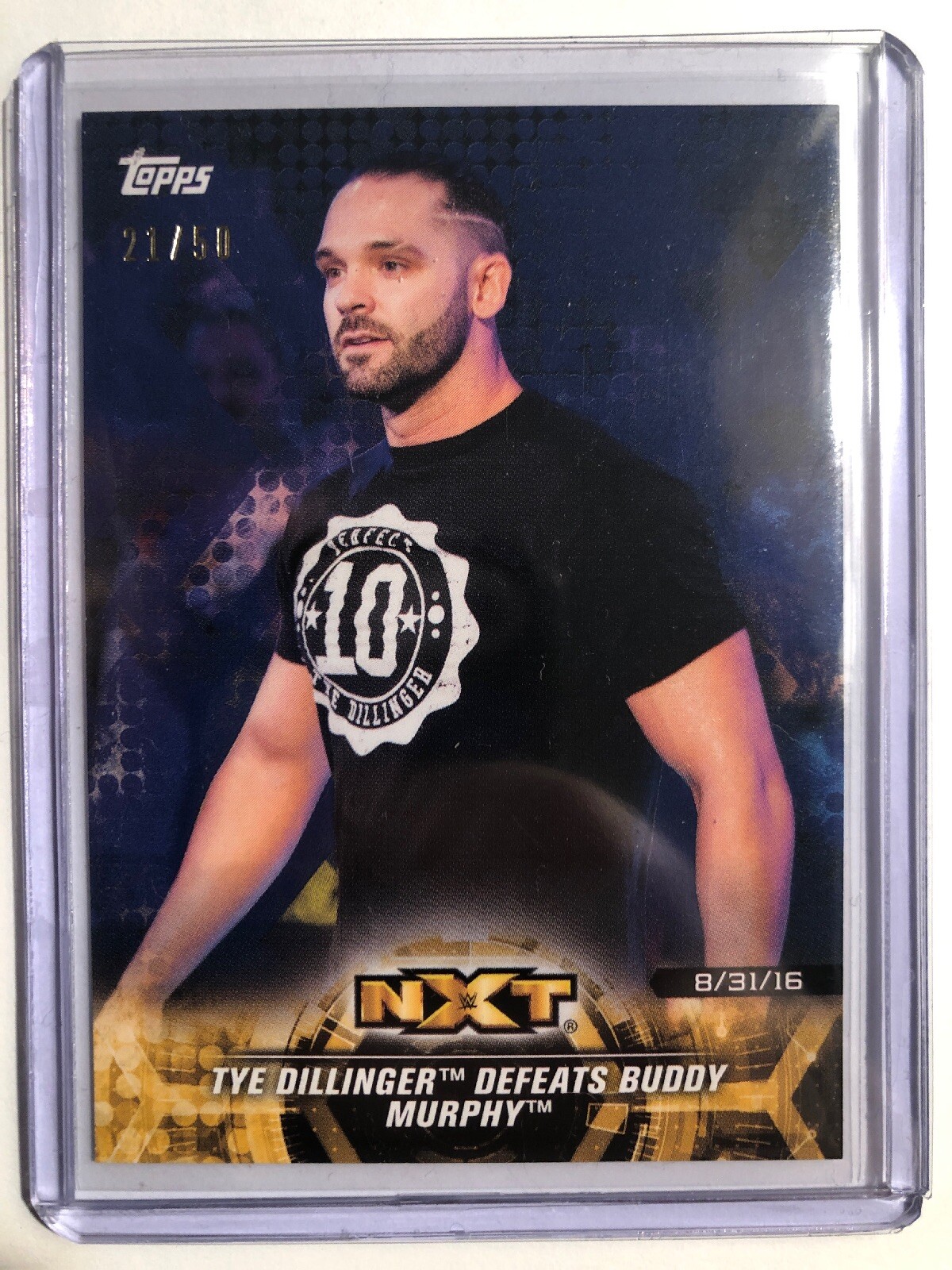 TYE DILLINGER 2018 WWE NXT Tye Dillinger Defeats Buddy Murphy 21/50 | eBay