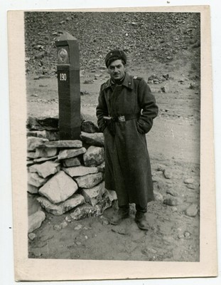 Military photo Soviet Border guard border post state USSR with ...