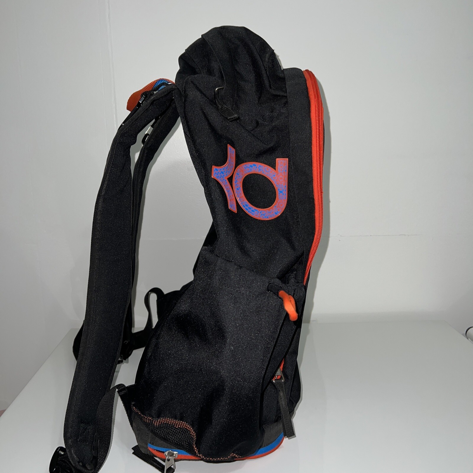 NIKE AIR KD Kevin Durant Black & Orange Large Backpack - Gem