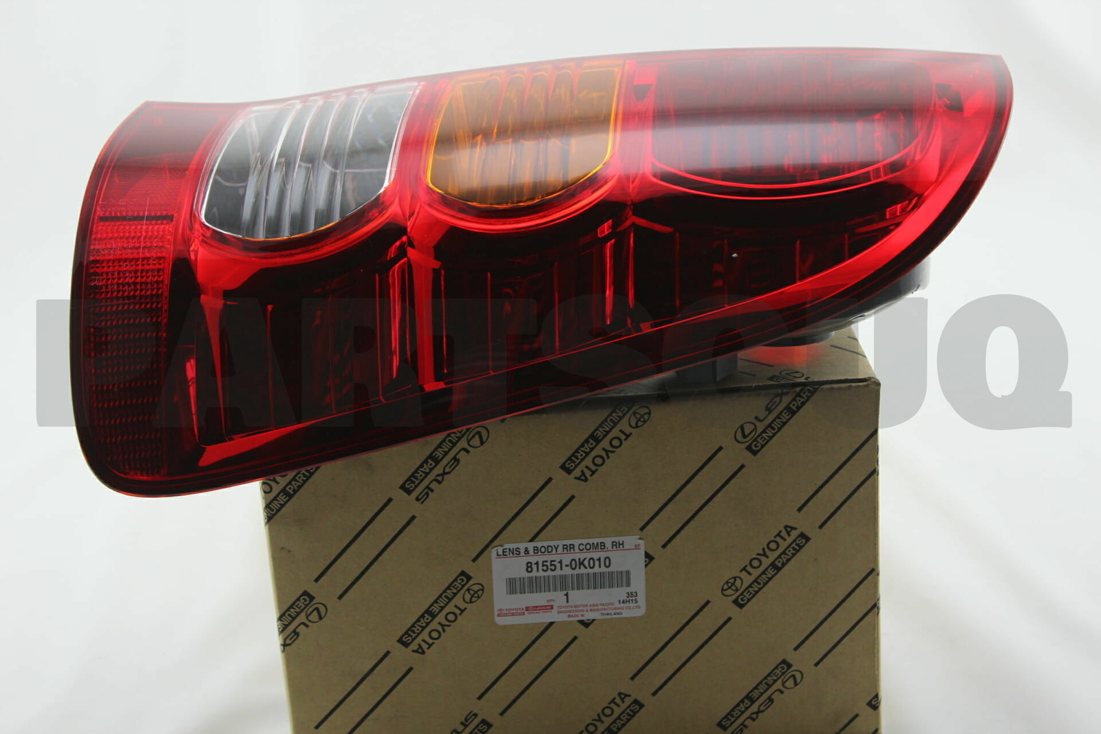 815510K010 Genuine Toyota LENS, REAR COMBINATION LAMP, RH 81551-0K010 ...