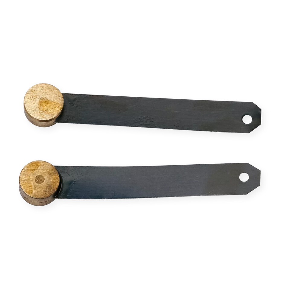 2x English Dial Fusee Suspension Brass End Springs Banjo Wall Clock ...