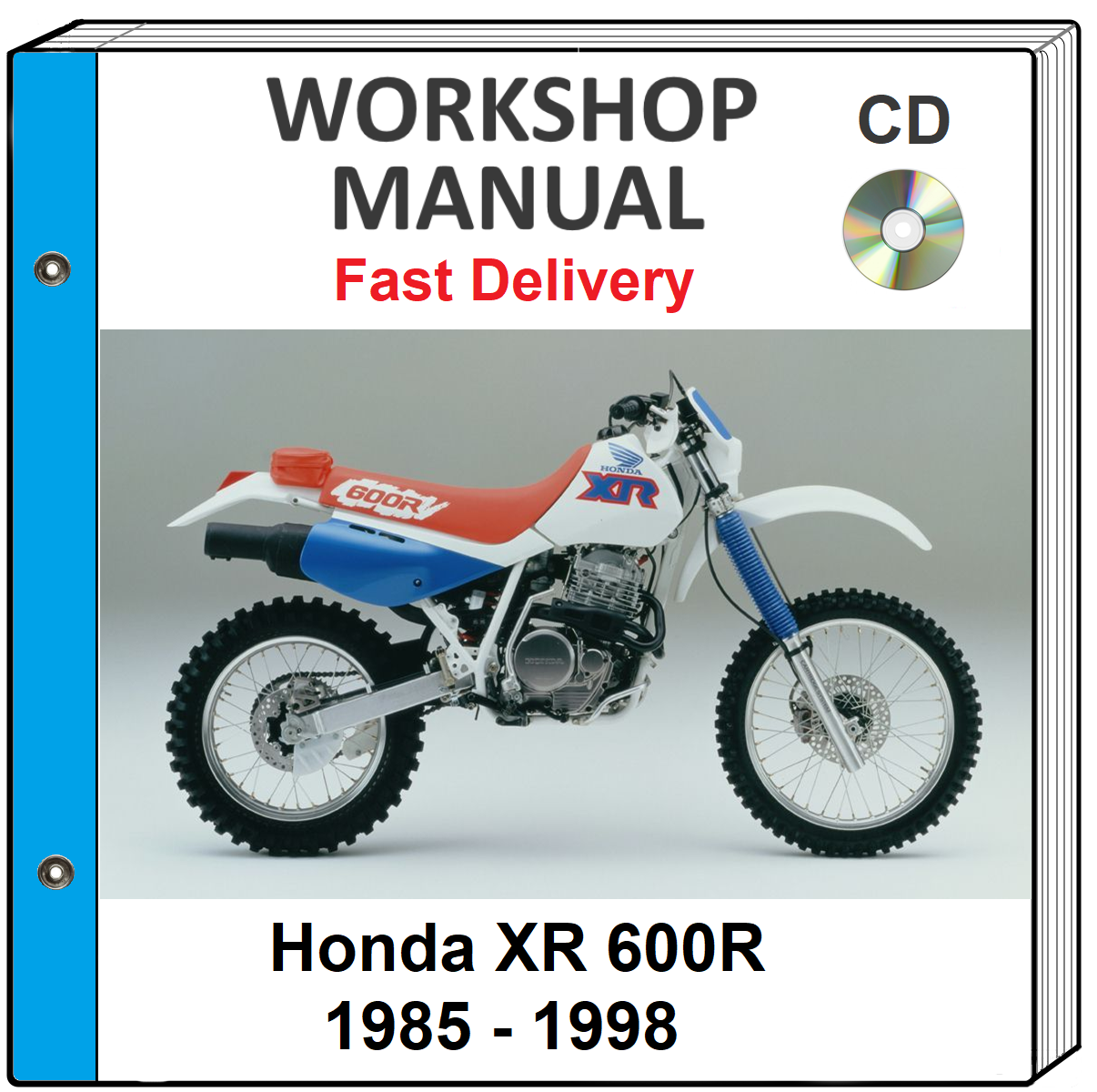 HONDA XR600R 1985 1986 1987 1988 1989 1990 1991 SERVICE REPAIR SHOP ...