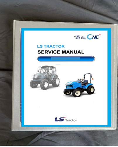 LS XR4100 series Tractor Workshop Service & operator manual 2 books | eBay