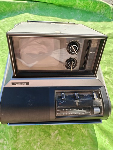 Vintage Panasonic Portable TV Radio Combo Untested Retro | eBay