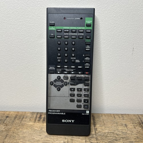 Original Genuine OEM Sony RM-P341 Receiver Programmable Remote Control ...
