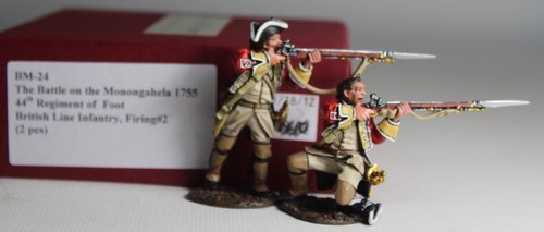 John Jenkins Battle of Monongahela 44th Rgt British Line Infantry ...