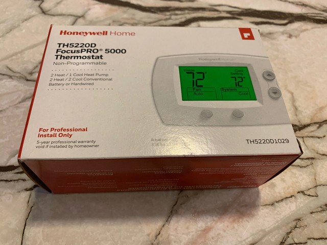 Honeywell FocusPRO 5000 Premier Digital Thermostat - White for sale ...