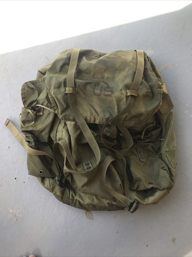 US Army Military OD Green Alice Pack LC-1 Large Combat Field Pack Nylon ...