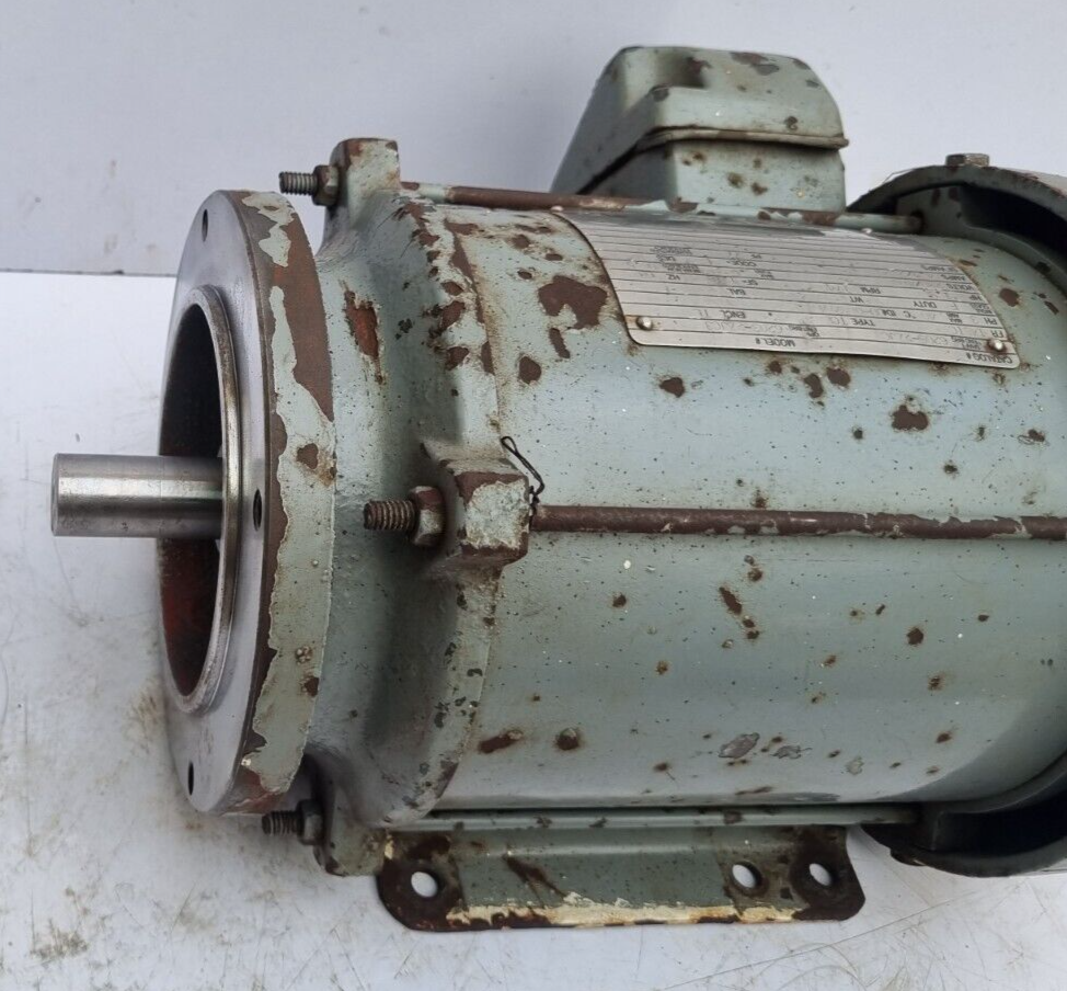 U.S Electrical Motors TCE Frame Motor 1740 RPM 6205-2ZJC3 / 6203-2ZJC3 ...