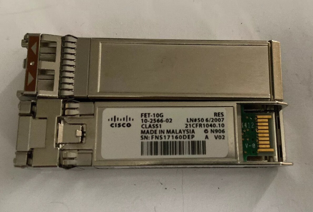 Cisco FET-10G 10-2566-02 FTLX8570D3BCL-C2 10Gbps SFP+ Transceiver | eBay