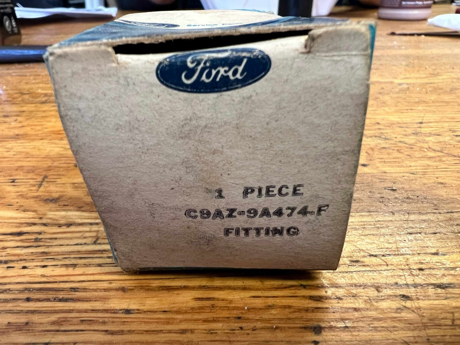 NOS FORD FE 352 390 428 427 INTAKE MANIFOLD PCV FITTING FOR TUBE STYLE ...