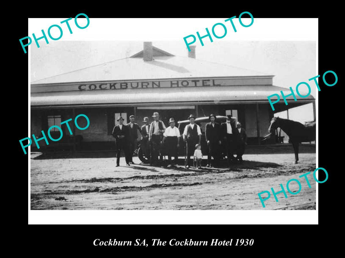 OLD POSTCARD SIZE PHOTO OF COCKBURN SA THE COCKBURN HOTEL c1930 | eBay