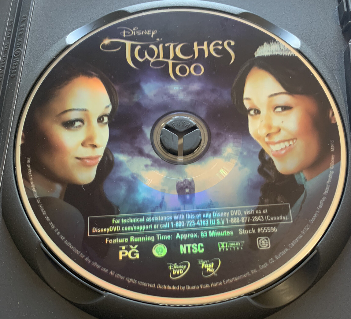 Twitches Too (DVD, 2007, Double Charmed Edition, Disney, Tia & Tamera ...