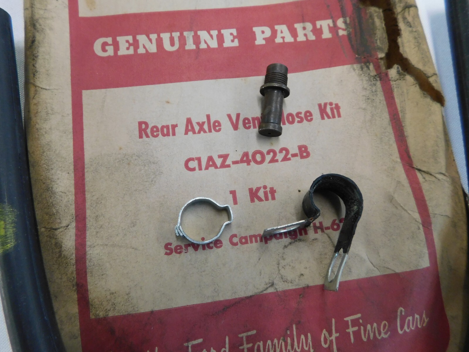 NOS OEM Ford Rear Axle Vent Hose Kit C1az 4022 B Mustang Galaxie Falcon ...