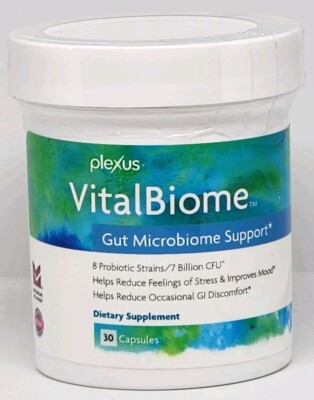 Plexus VitalBiome Probiotic Gut Microbiome Support New Sealed 30 ...