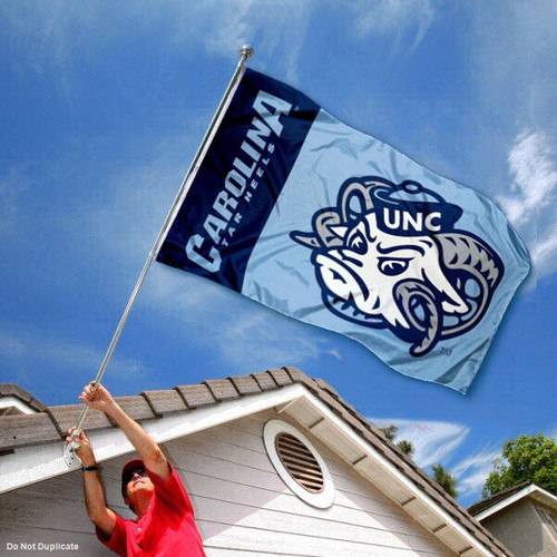 North Carolina Tar Heels UNC Ramses Flag 3x5 Banner | eBay
