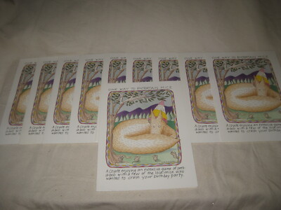 10 Clearwater Graphics Sandy Gullikson Coyote & Mice Birthday Cards ...