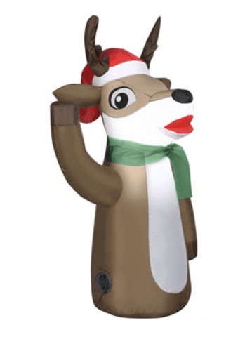 Holiday 3 Foot Reindeer Car Buddy Christmas Airblown Inflatable Gemmy ...