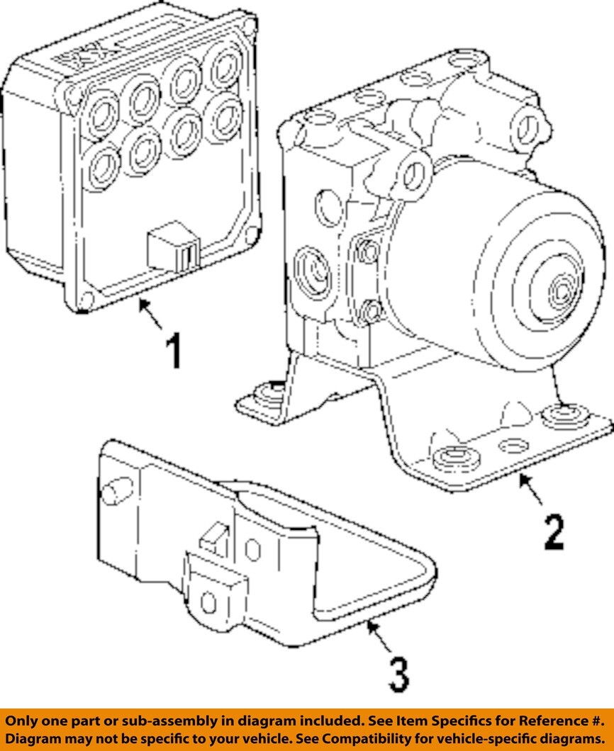 GM OEM 06-08 Aura,G6,Malibu Electrical Abs Components-Control Module ...