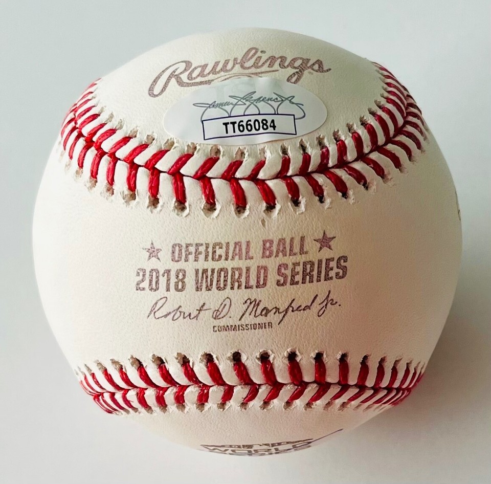 Mookie Betts Signed 2018 World Series Baseball (Red Sox vs. Dodgers ...