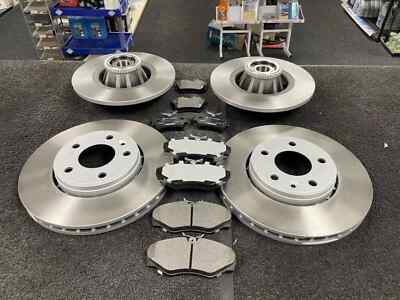 RENAULT TRAFIC BRAKE DISCS BRAKE PADS FRONT & REAR FULL SET WITH ...