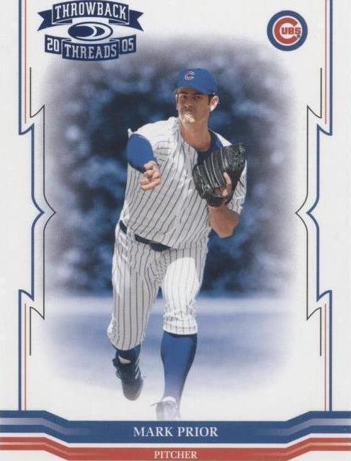 2005 Donruss Throwback Threads - Mark Prior #22 Blue Century Proof /150 ...
