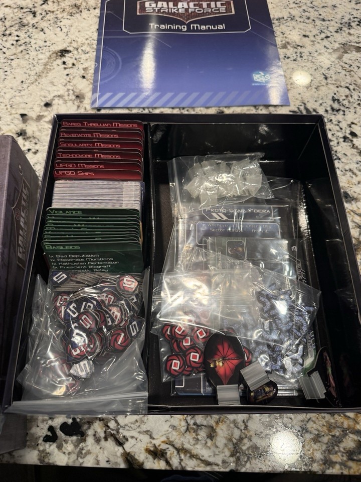 Galactic Strike Force Board Game Punched Complete | eBay