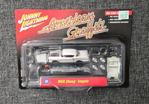 RARE NEW Johnny Lightning American Graffiti 1958 Chevy Impala Model Kit ...
