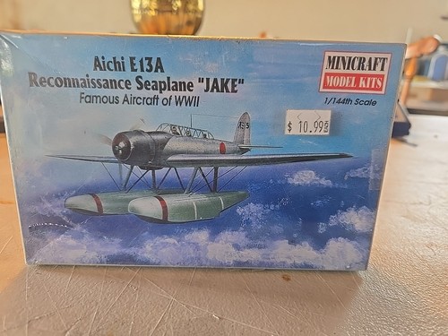Sealed Minicraft 1:144 Aichi E13A Reconnaissance Seaplane "Jake" WWII #14433 | eBay