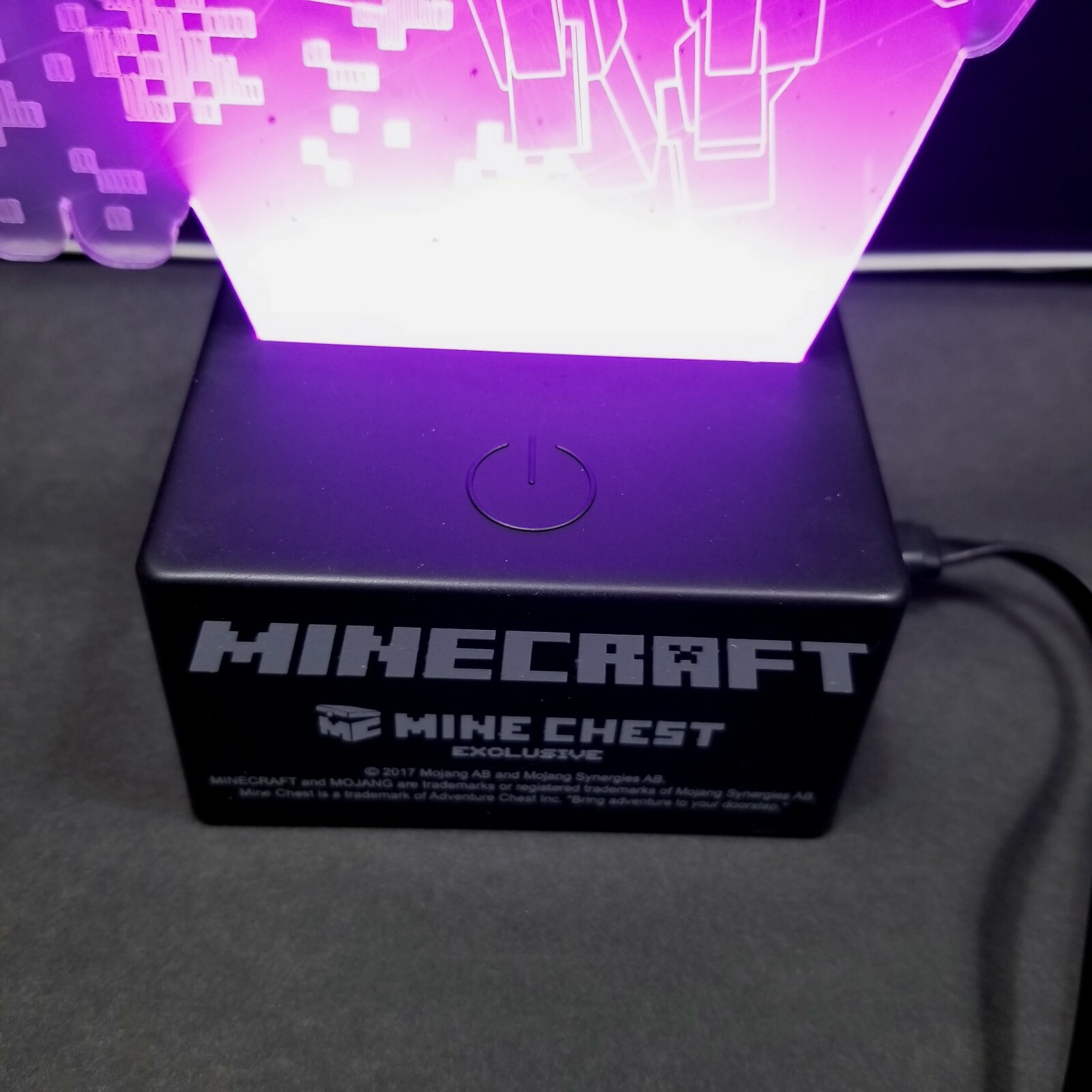 Minecraft Ender Dragon LED Lamp Rare New Loot Crate Different Colors ...