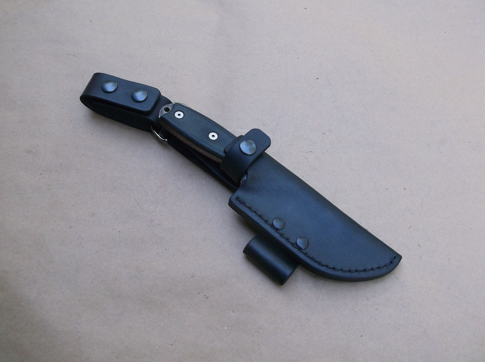 ESEE 4 BECKER BK16 BK17 CUSTOM LEATHER SHEATH (SHEATH ONLY) READ ...