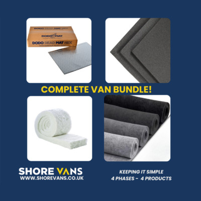 VW Caddy Small Van Insulation Bundle SOUND DEADENING INSULATION CARPET ...