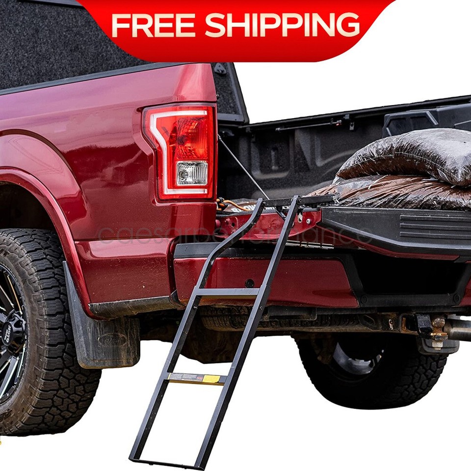 Universal Fit Tailgate Ladder Adjustable Rear Gate Step Ladders for ...