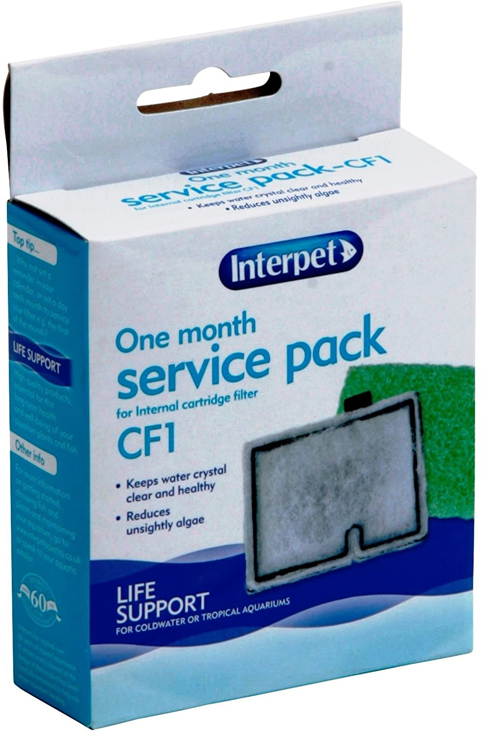 Interpet Cf1 Cartridge Filter 1 Month Service Kit for sale online | eBay