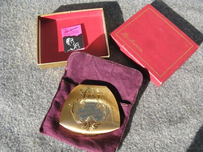 Antique Elgin American Powder Puff Compact With Box & Paperwork | eBay
