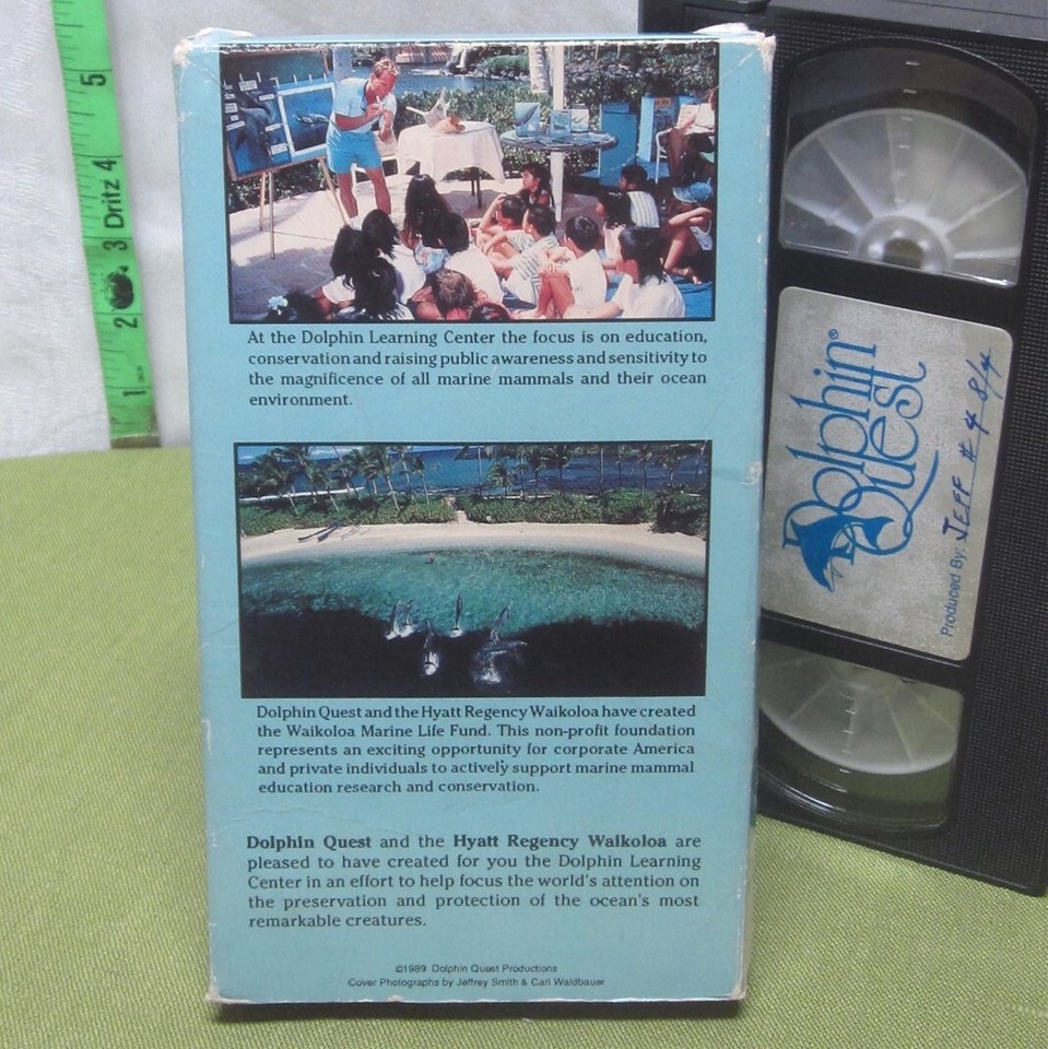DOLPHIN QUEST swim w/ dolphins 2004 Hyatt Regency Waikoloa VHS | eBay