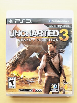 Uncharted 3: Drake's Deception - Sony Playstation 3 Game, Case, Manual 711719823322| eBay
