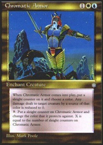 1x Chromatic Armor NM-Mint, English Ice Age MTG Magic | eBay