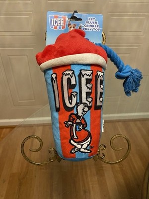 ICEE Interactive Rope Dog Toy Purple WithClinker & Squeaker, 12” NWT🐶 ...