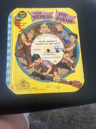 4 Vintage Magic Talking Books Record 78 rpm 1955 | eBay