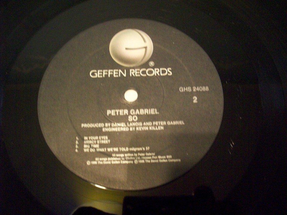 Peter Gabriel , So , 1986 Geffen Press. VG+ Cond. | eBay