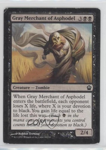 2013 Magic: The Gathering - Theros Gray Merchant of Asphodel #89 0p5r ...