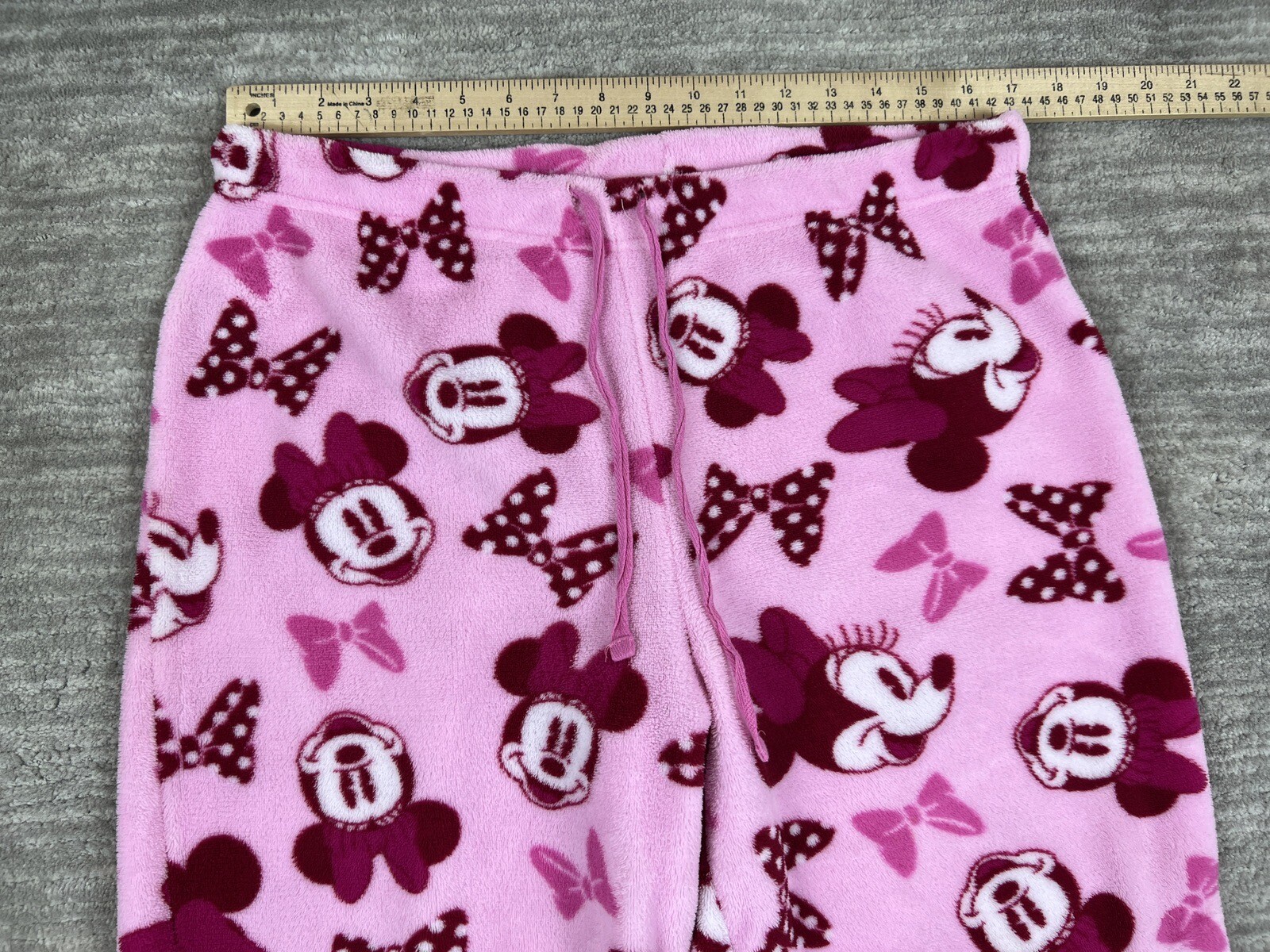 Disney Minnie Mouse Pajama Pants Womens Large Pink Al… - Gem