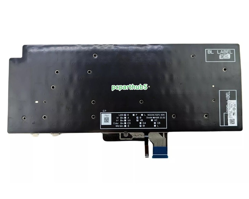 New Dell Latitude 7340 7440 7640 Series Laptop Keyboard US Backlit ...